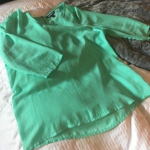 Express | Tops | Express Womens Teal Top | Poshmark